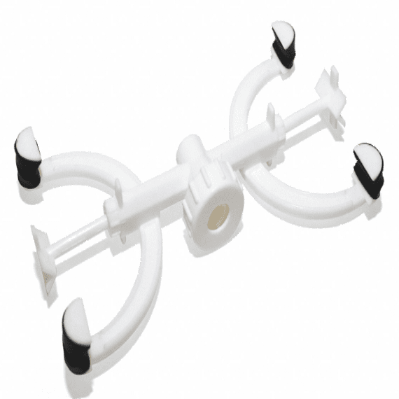 Retort Stand & Clamps, Polypropylene - Arav Lab Solutions